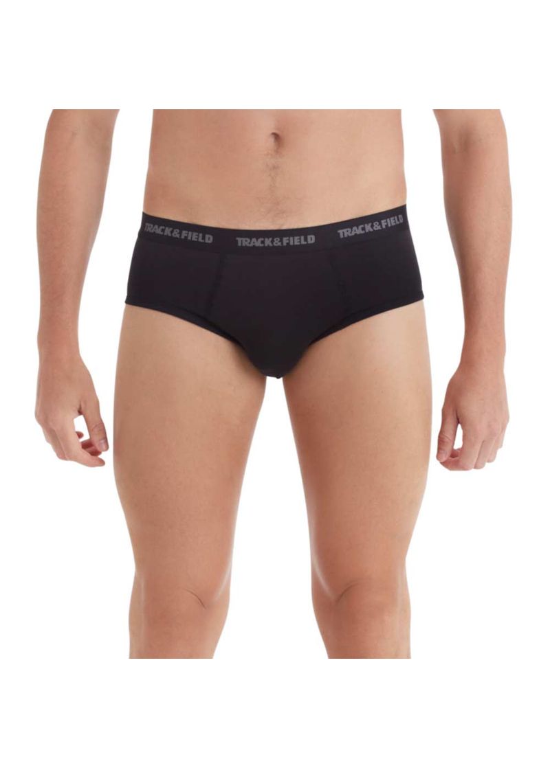 Cueca slip pima preta - Track&Field