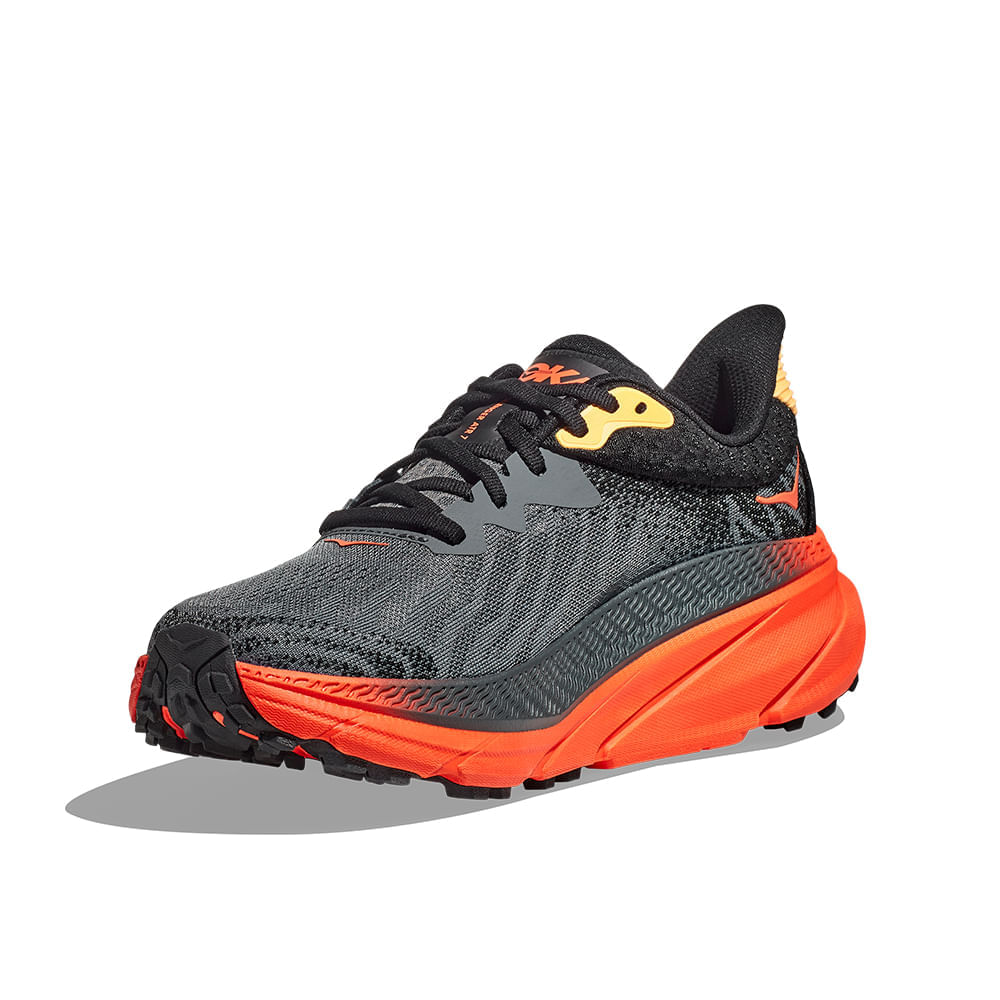 Tênis Masculino Hoka Challenger Atr 7 Cinza Laranjatfmall Trackandfield