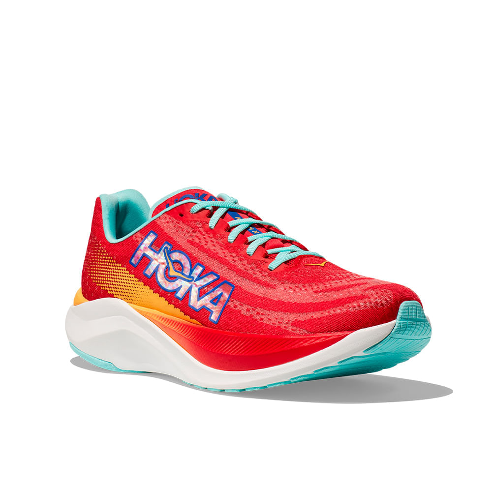 Tênis Feminino Hoka Mach X Vermelho Tfmall Trackandfield