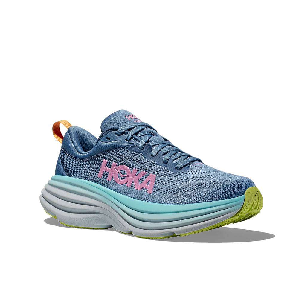 Tênis Feminino Hoka Bondi 8 Azul Tfmall Trackandfield