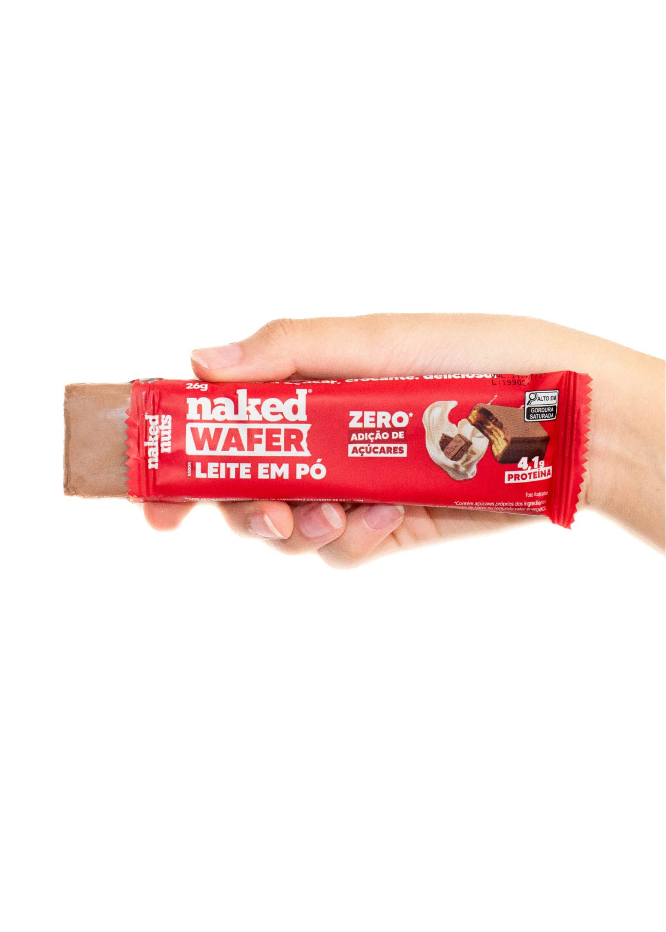 Wafer Chocolate Ao Leite Naked Nuts - 26g | TFC Market - Track&Field