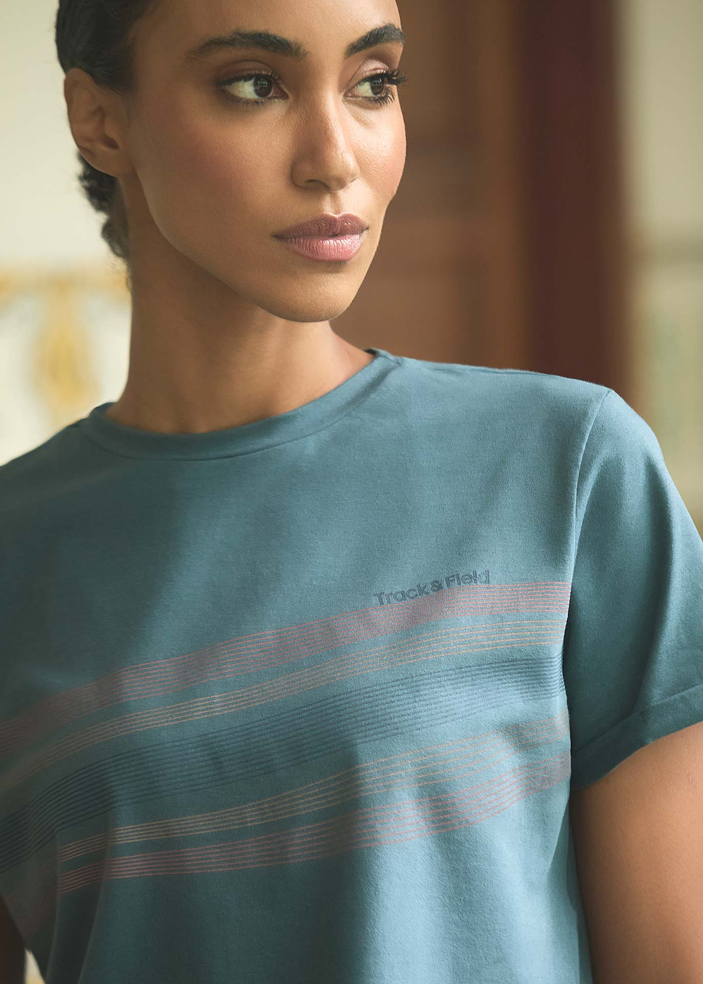 Camiseta Feminina Manga Curta Sense Marine | Track&Field - Track&Field